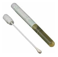 SWAB MEIO STUART ESTERIL HASTE PLASTICO PONTA ALGODAO CX/100 ABSORVE ...