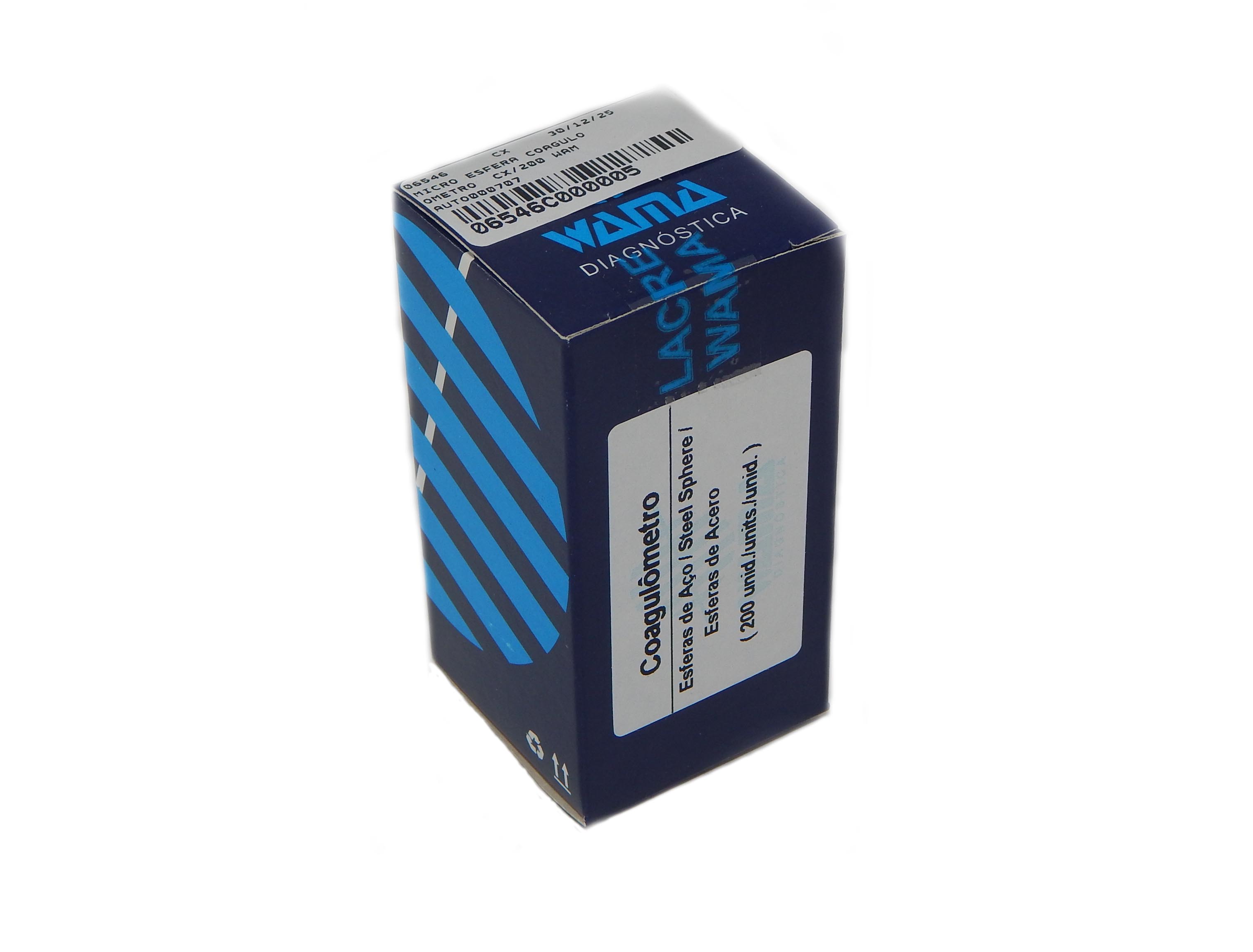 MICRO ESFERA COAGULOMETRO CX/200 WAMA - Centerlab - Central de Artigos ...